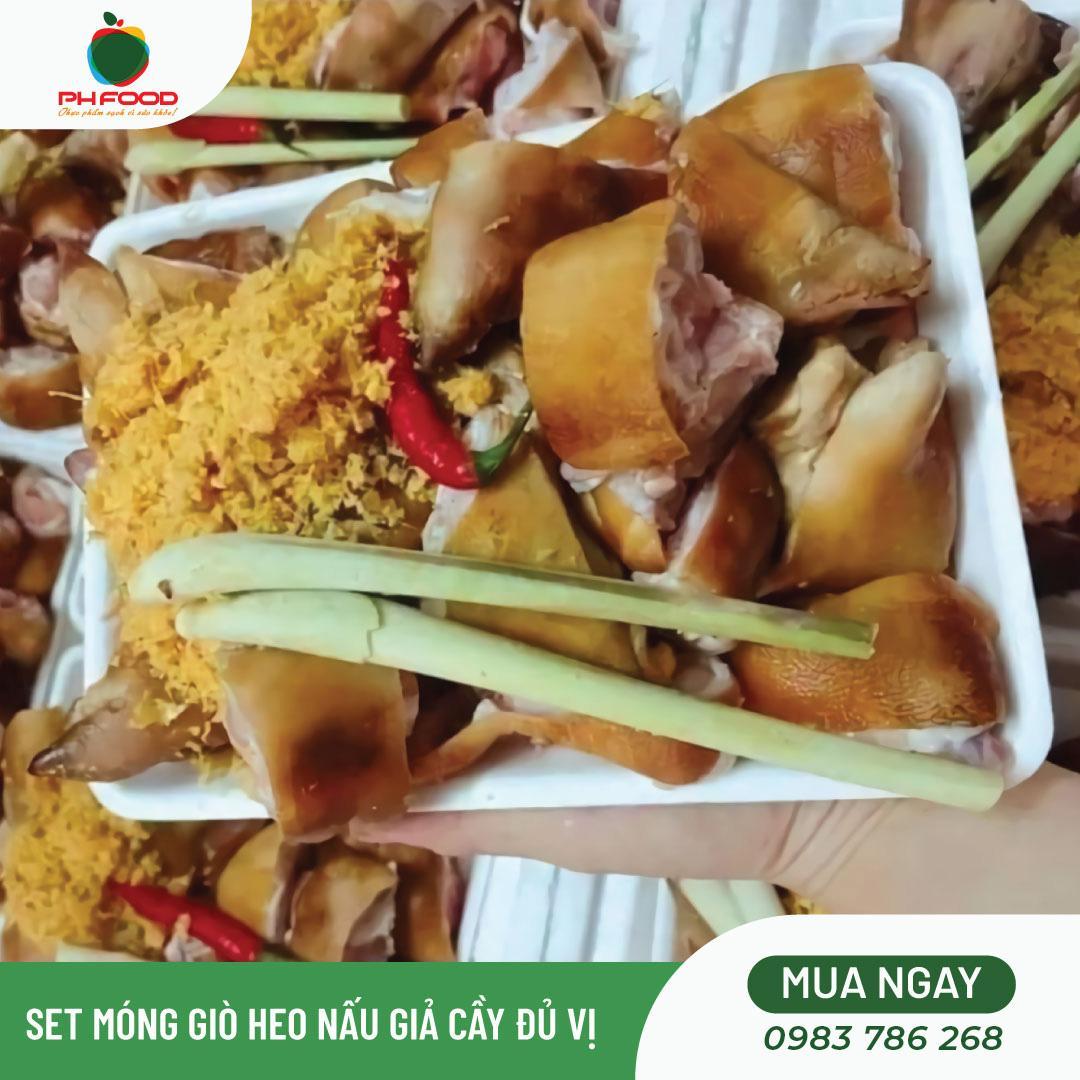 Móng Giò Heo Nấu Giả Cầy Đủ Vị - 1Kg | Thực Phẩm PHFood.vn