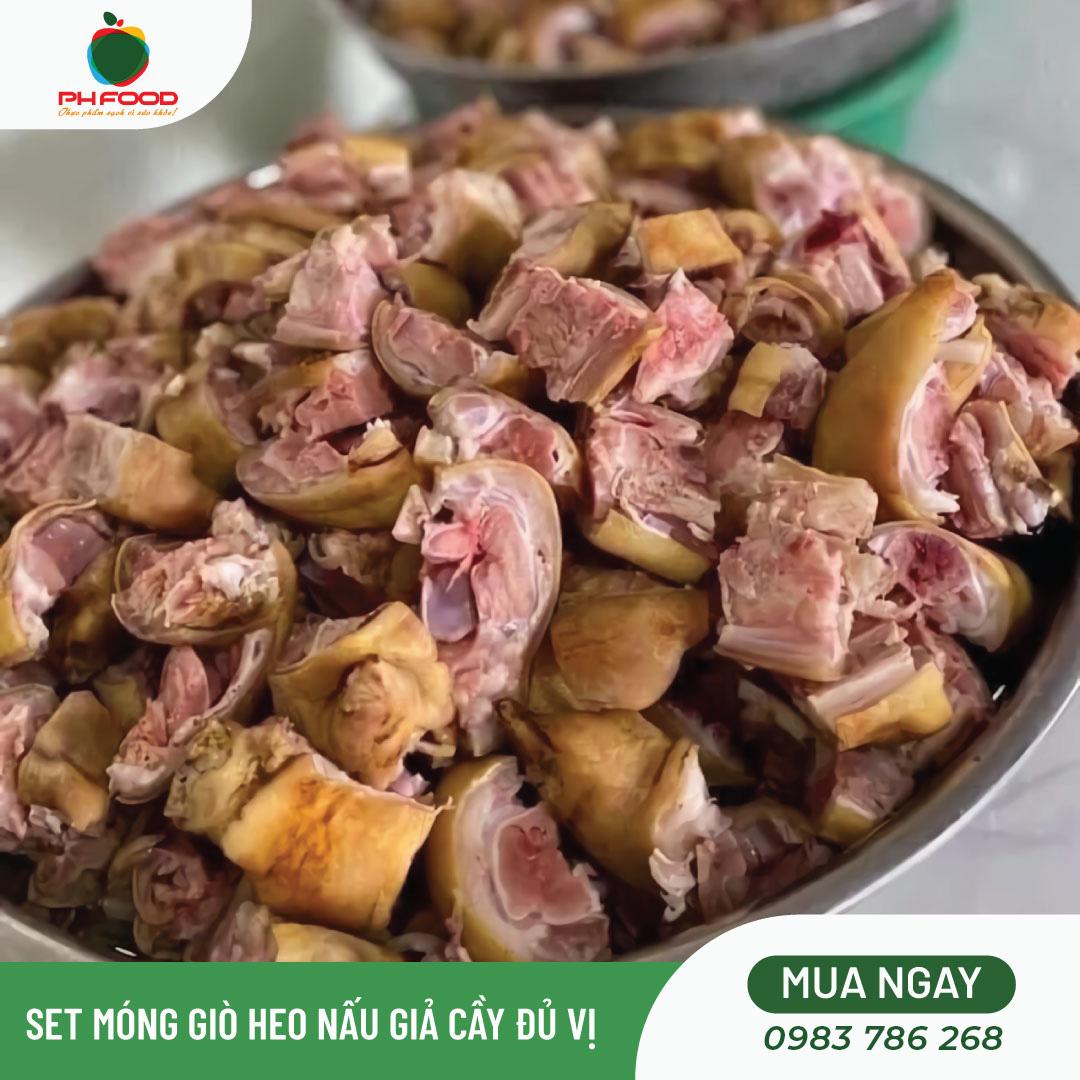 Móng Giò Heo Nấu Giả Cầy Đủ Vị - 1Kg | Thực Phẩm PHFood.vn