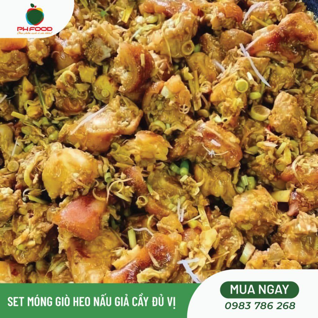 Móng Giò Heo Nấu Giả Cầy Đủ Vị - 1Kg | Thực Phẩm PHFood.vn